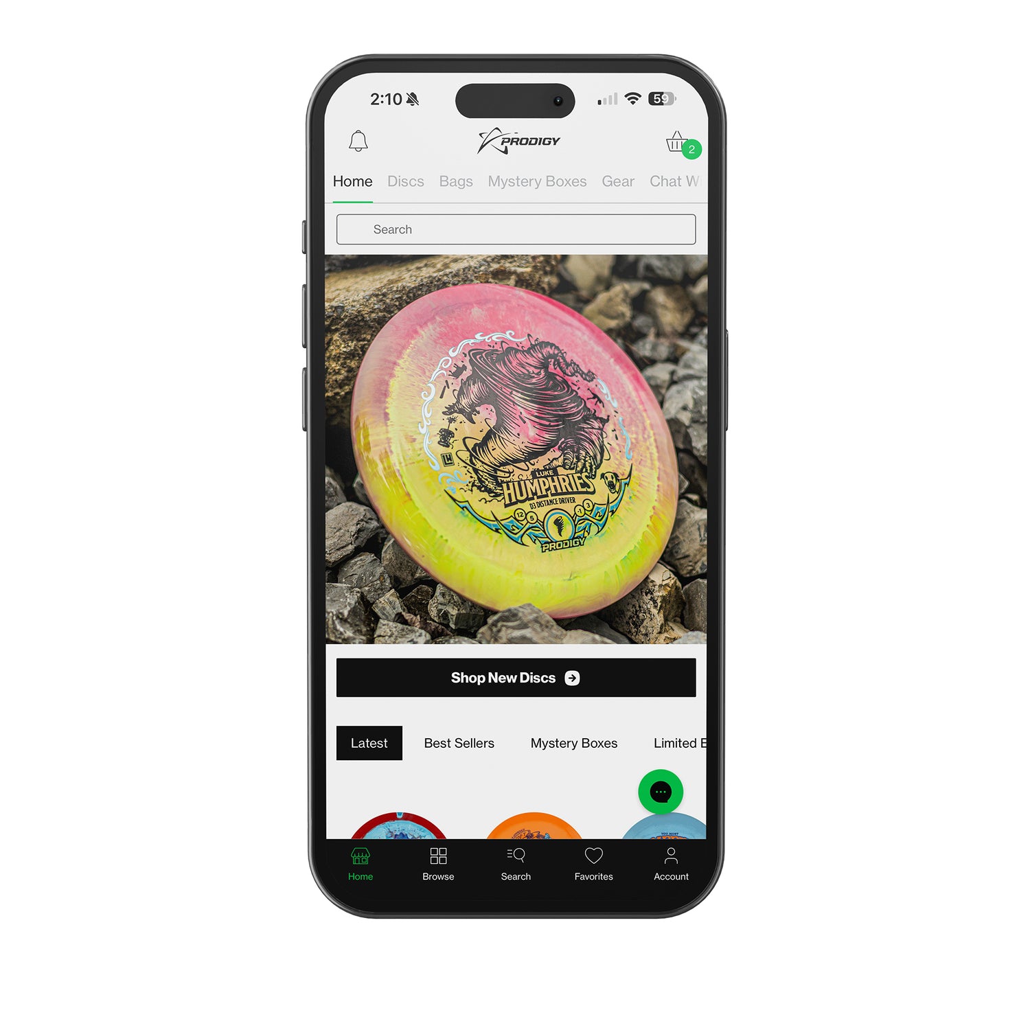 Download the Prodigy Disc App